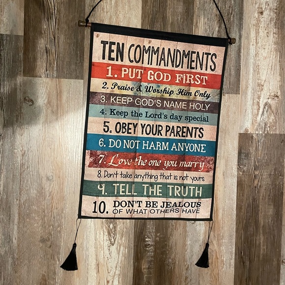 Art | Ten Commandments Art | Poshmark